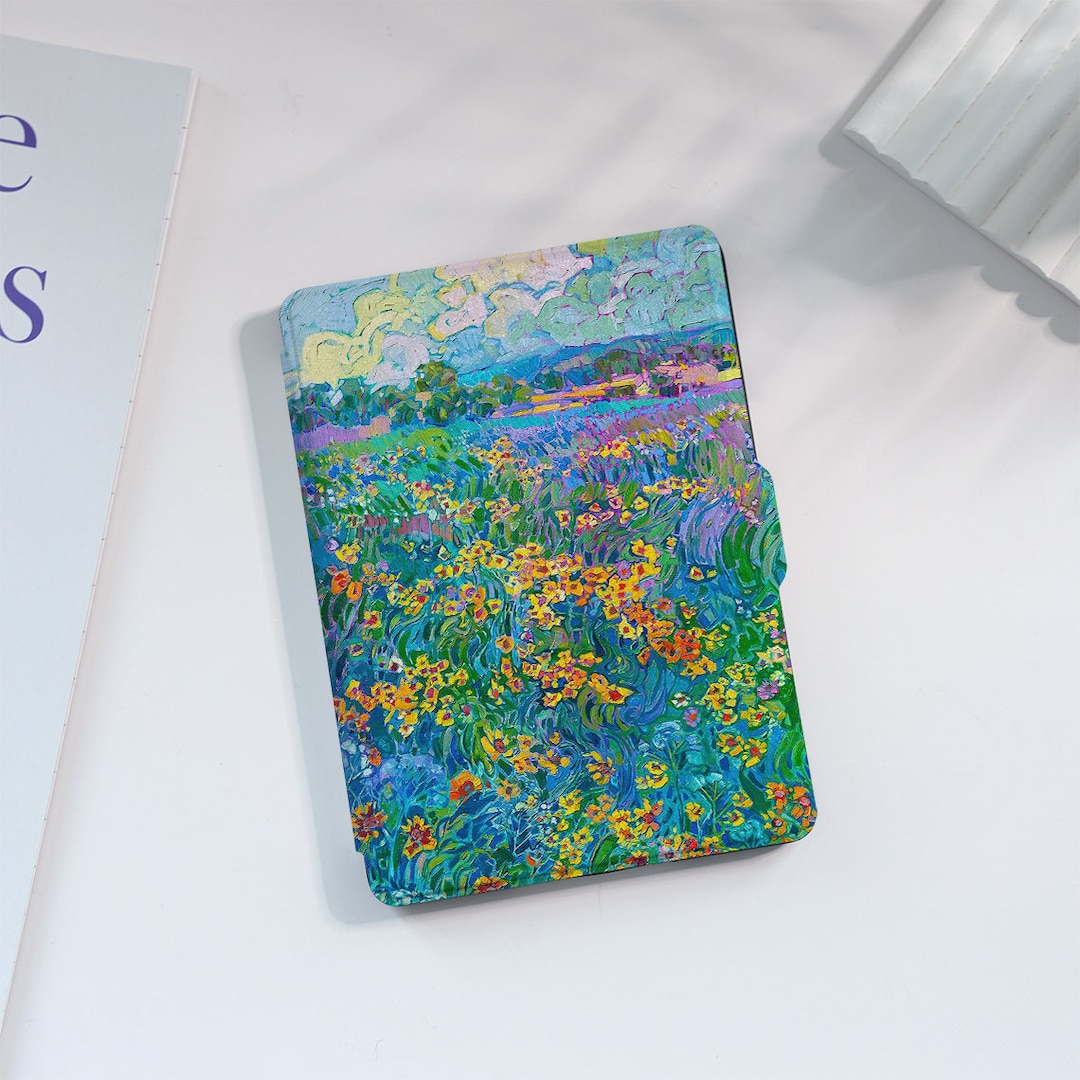 Oil Painting Meadow Kindle Case Custom for Paperwhite 1/2/3/4, Kindle ...