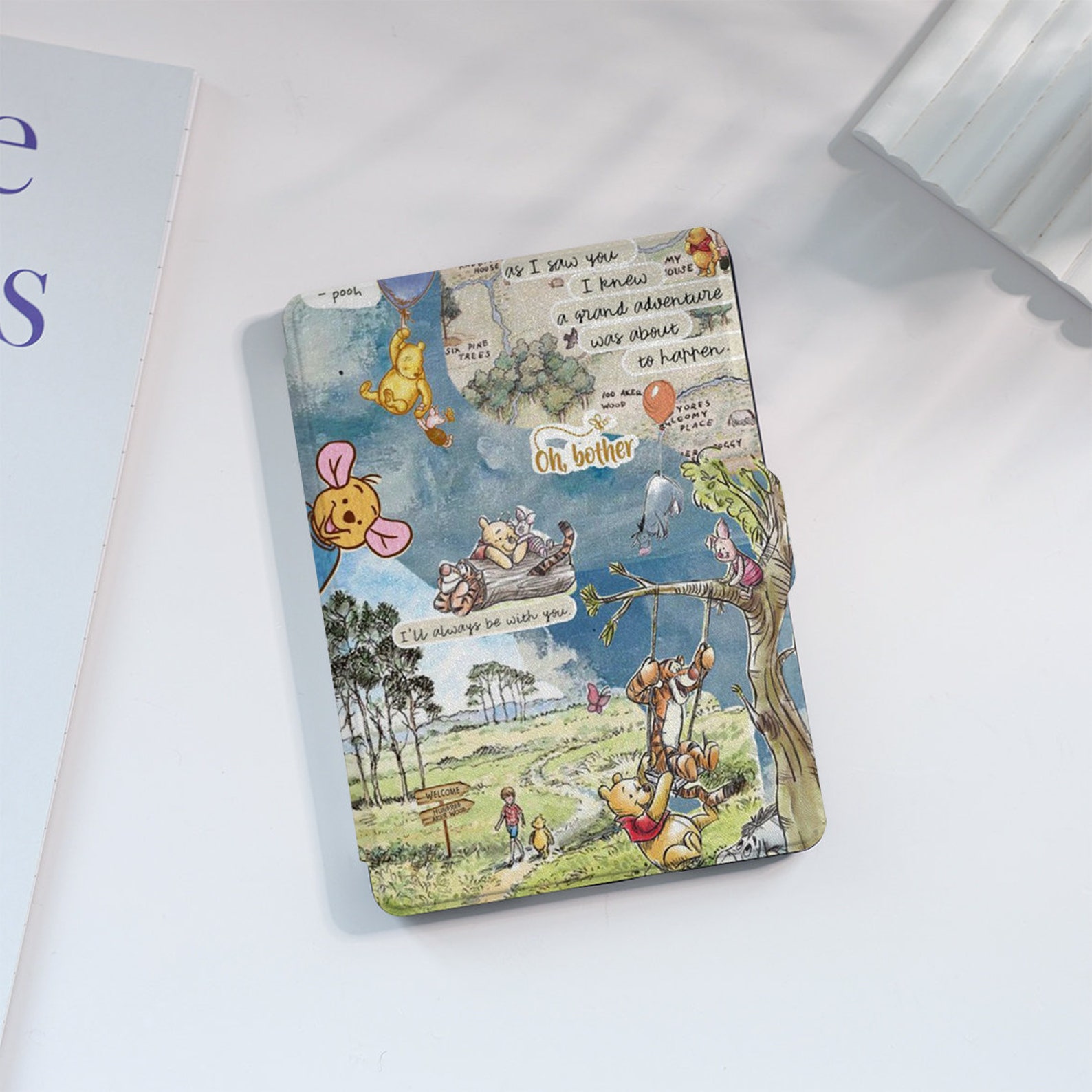 Cute Newspaper Ledger Kindle Case Custom for Paperwhite 1/2/3/4, Kindle ...