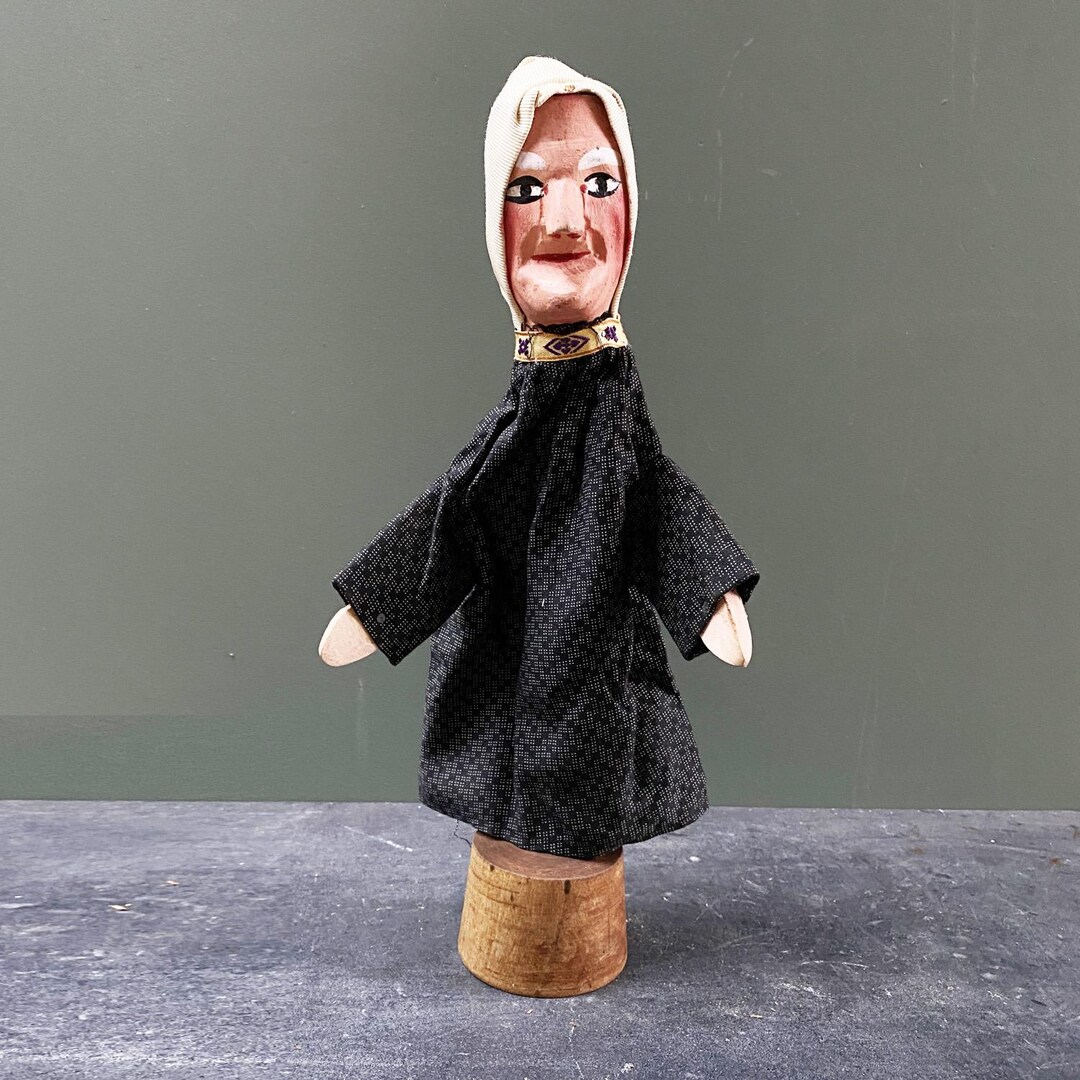 Antique Puppet "the Old Lady" - Etsy