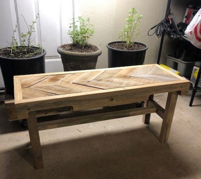 Chevron Bench - Etsy