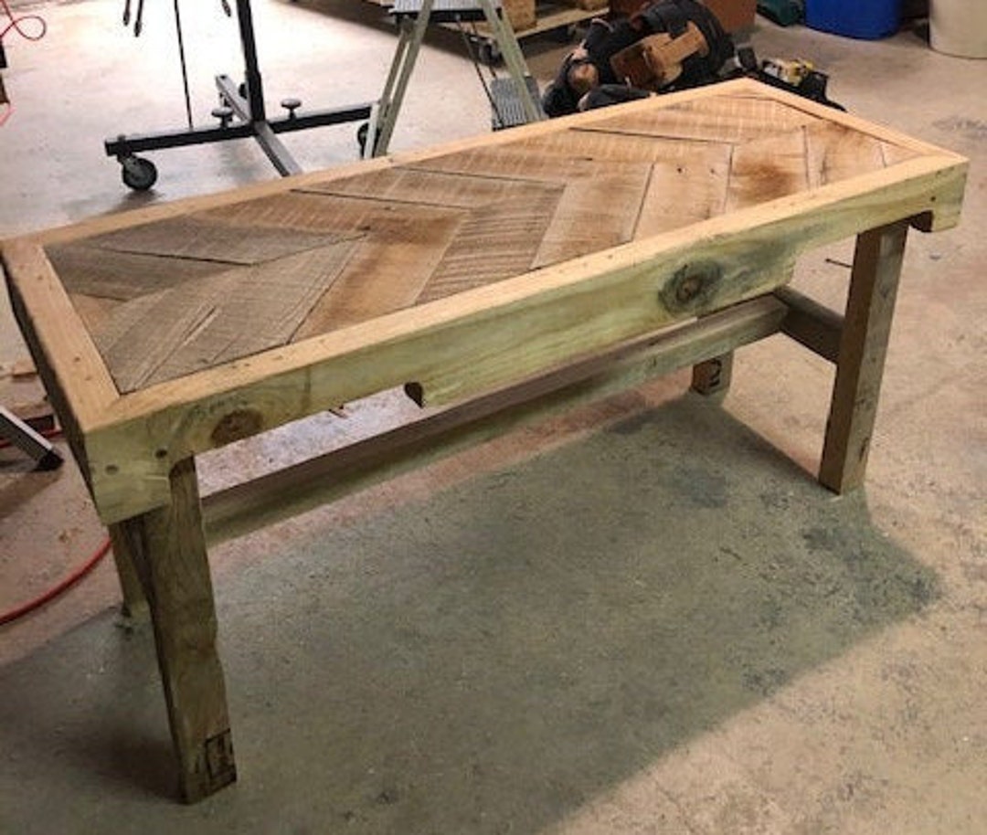 Chevron Bench - Etsy