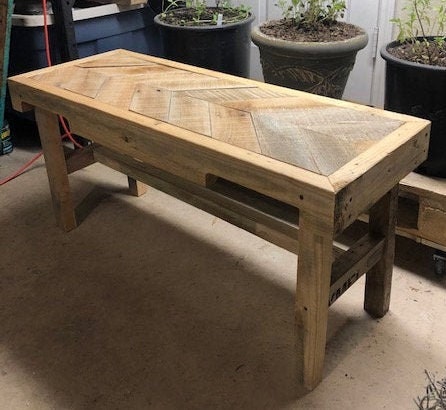 Chevron Bench - Etsy