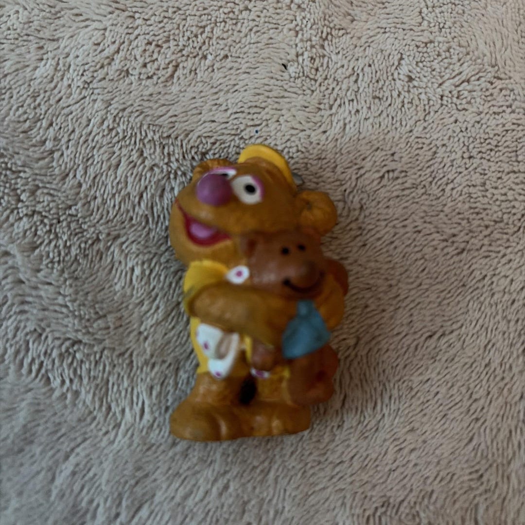 Vintage Applause Muppet Babies PVC 2" Baby Fozzie Bear Figure - Etsy