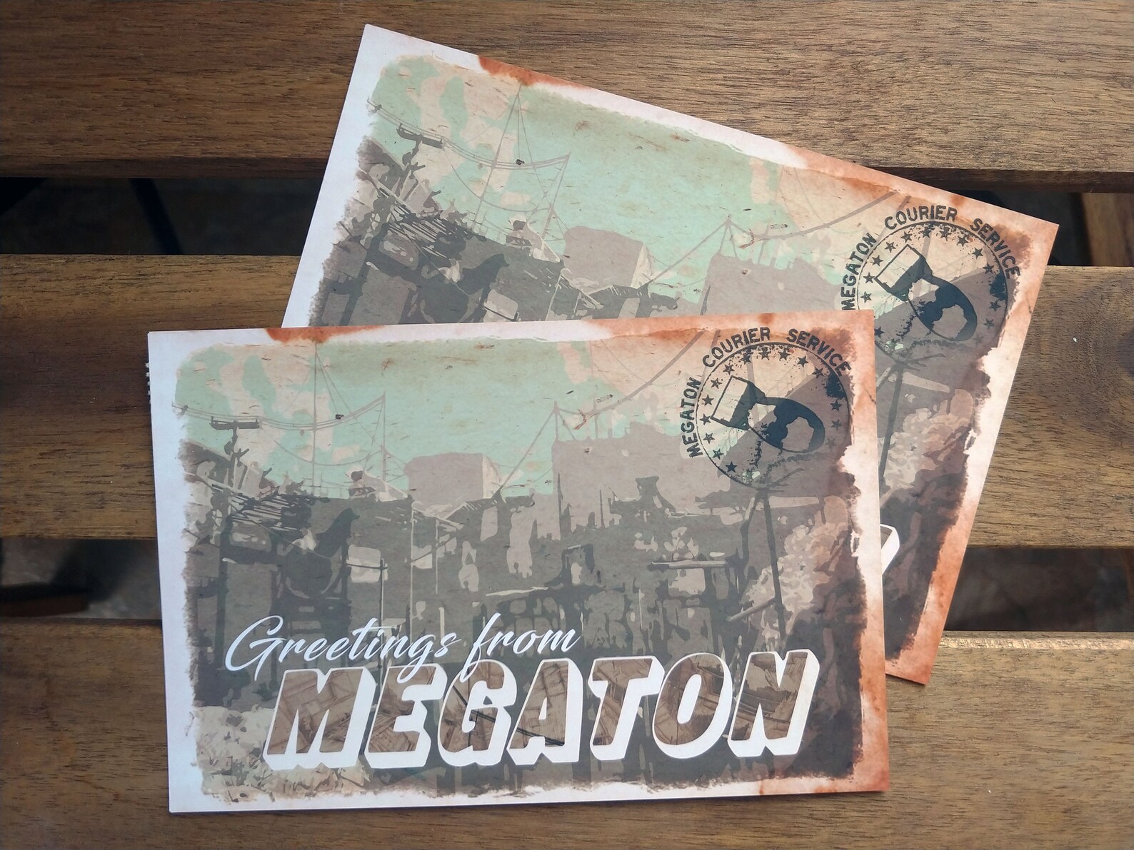Fallout 3 | Greetings From Megaton | 4x6 Pop Culture Postcard - Etsy