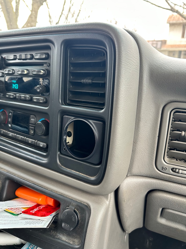 99-07 Chevrolet Silverado NBS Right Lower Cubby Clock Mount - Etsy