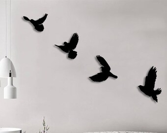 Metal Flying Birds - Etsy