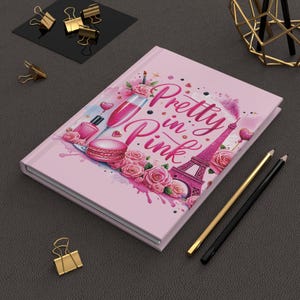 Personalized Pink Dreamer's Journal, Hardcover Diary Gift, Matte ...