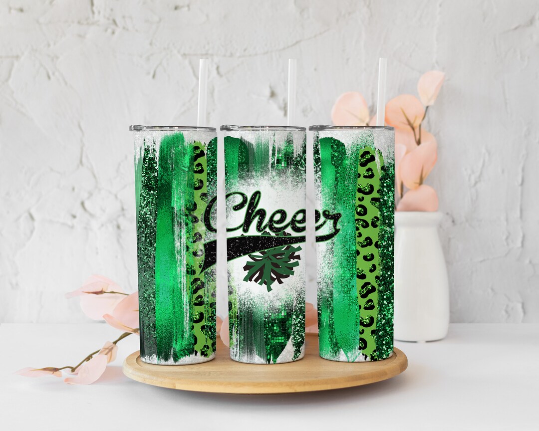 Personalized Cheerleader Tumbler With Lid and Straw, Custom Tumbler for ...