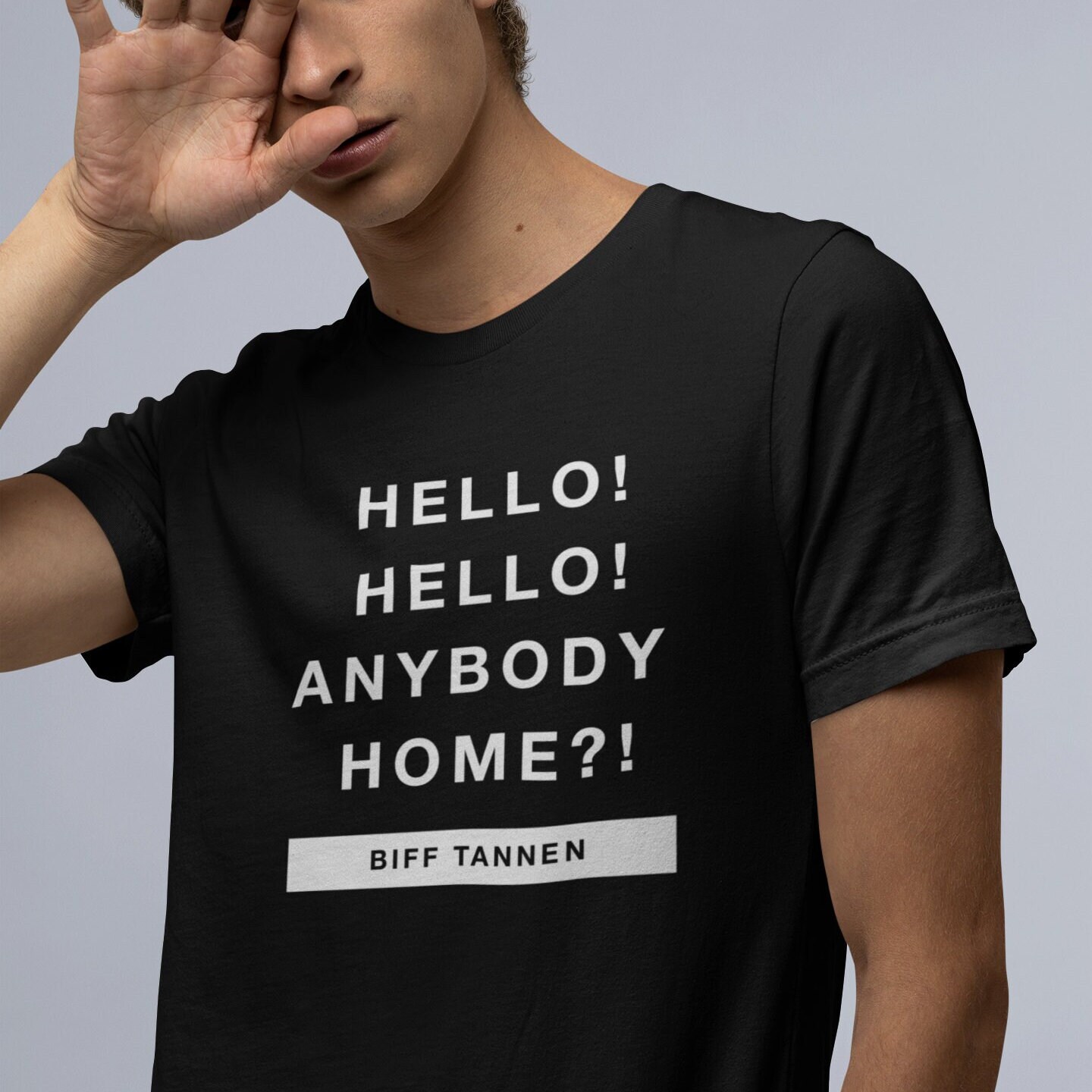 Back to the Future Biff Tannen Think Mcfly George Mcfly - Etsy