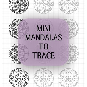 Mandala Tracing E-book, Mandala Art, Digital and Instant Download ...