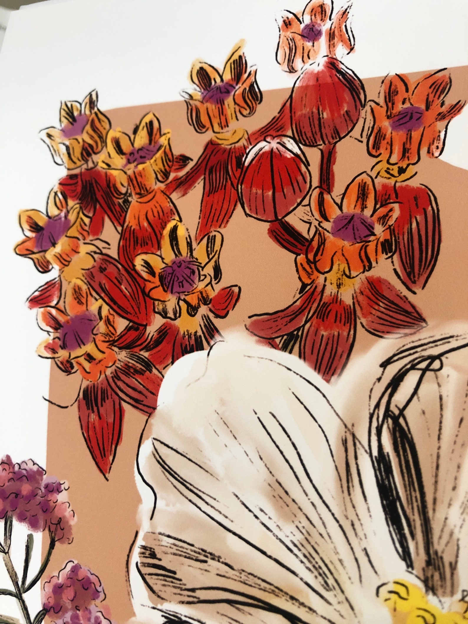 Georgia Art Print Georgia State Flower Cherokee Rose Georgia | Etsy