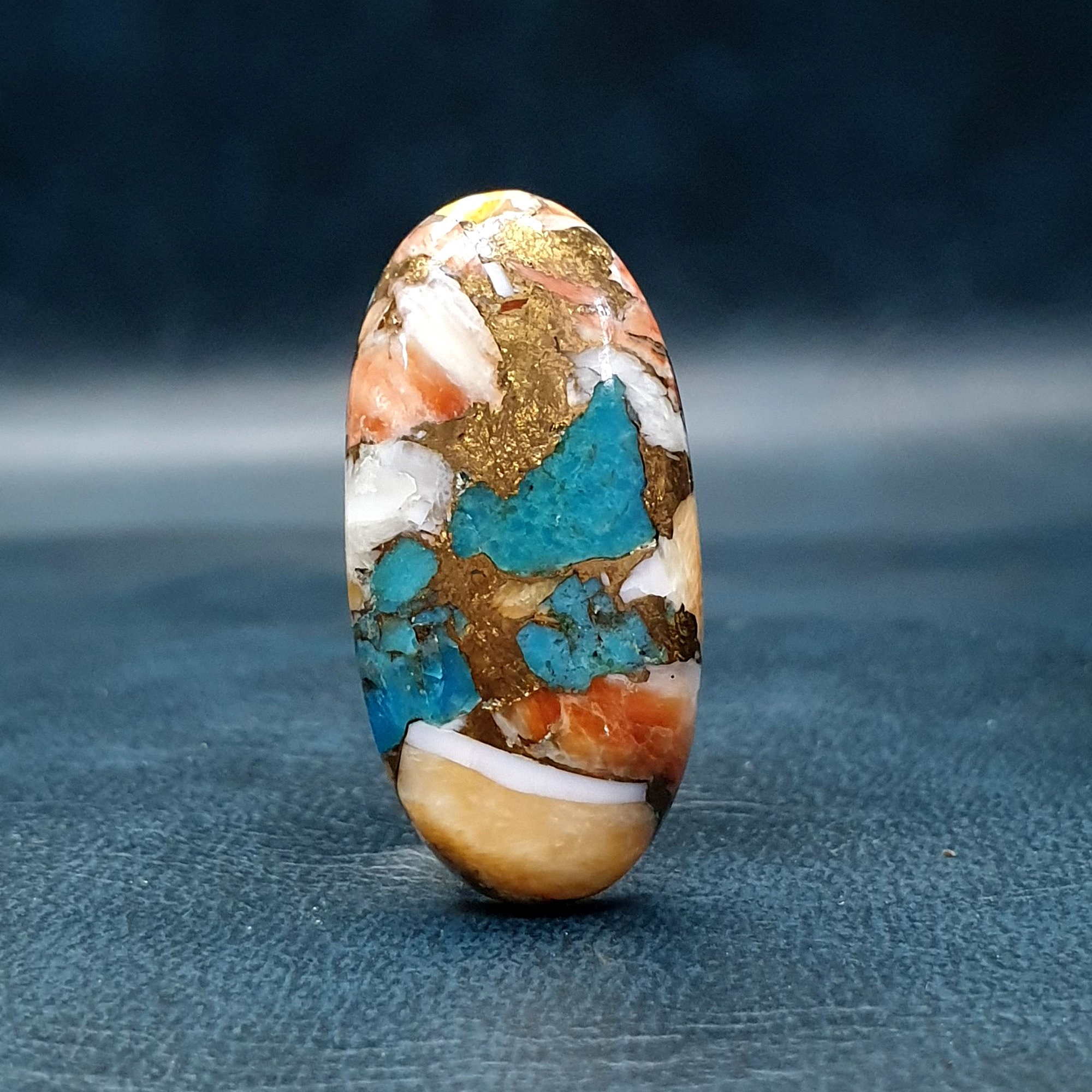 Spiny Oyster Turquoise Gemstone Spiny Oyster GemstoneOval | Etsy