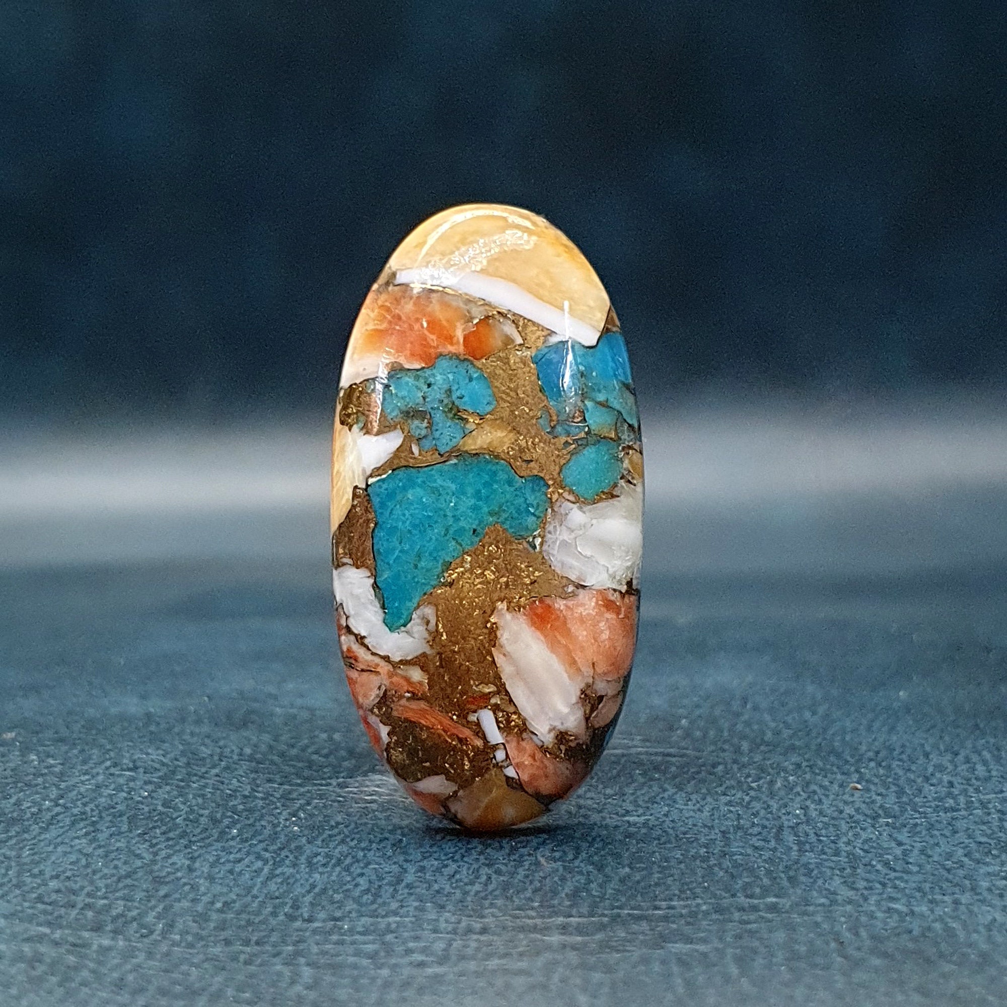 Spiny Oyster Turquoise Gemstone Spiny Oyster GemstoneOval | Etsy