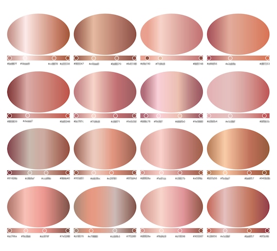Muestra De Color Oro Rosa