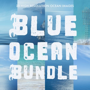 Sea, Ocean and Beach Photos. Printable Wall Art. Digital Photo Pack ...