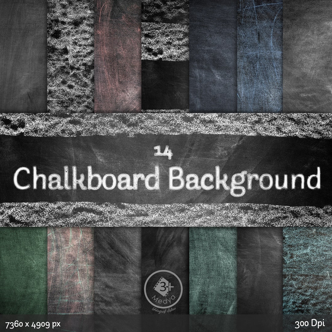 Chalkboard Background and Textures. Chalkboard Digital Paper. Dirty ...