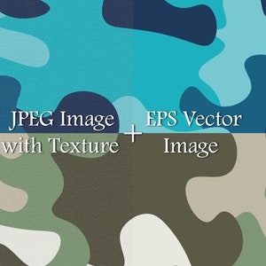 15 Realistic Camouflage Pattern and Background. Seamless Millitary ...
