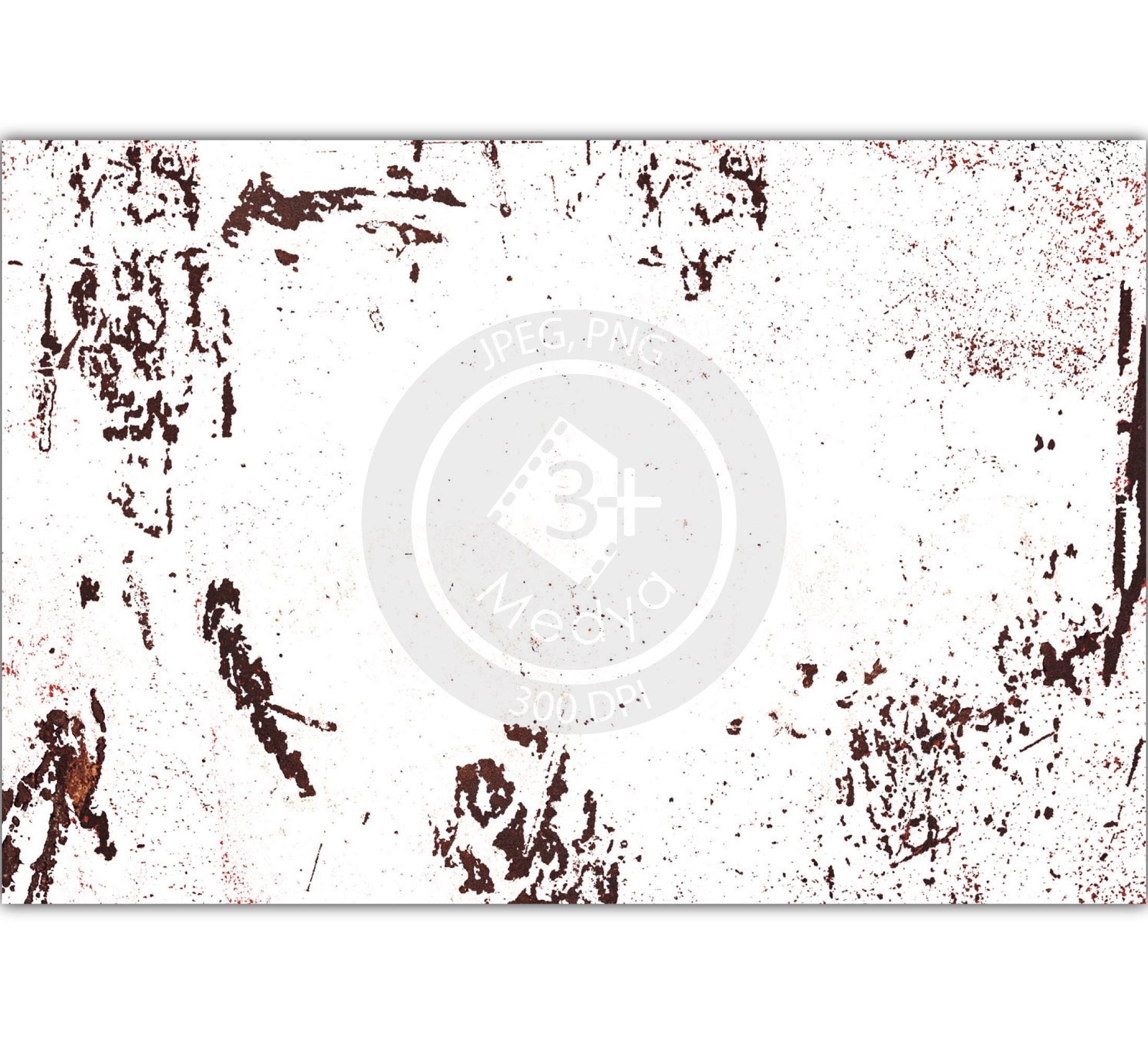 5 White Painted Rusty Metal Background and Textures. Rusty & Grungy ...