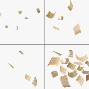 Vintage Flying Books & Pages Overlay for Backdrop, for Portraits, Old ...
