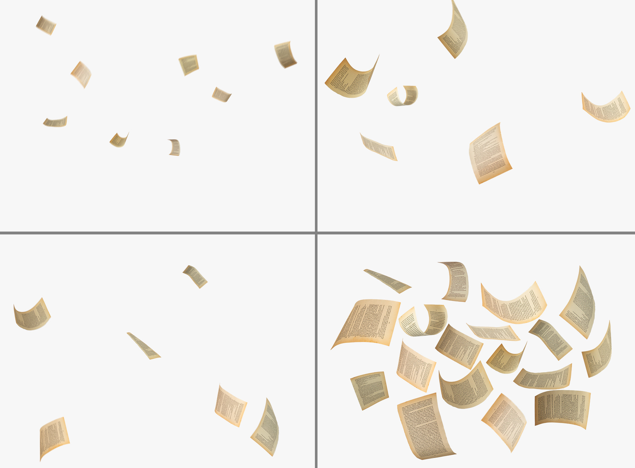 Vintage Flying Books & Pages Overlay for Backdrop for - Etsy Australia