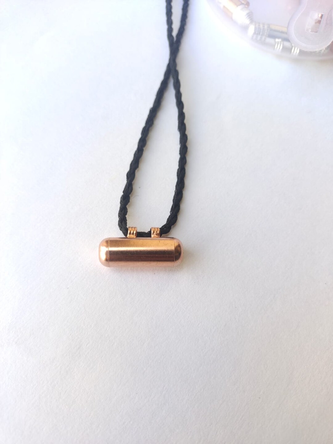 Brass Taweez With Black Thread, Brass Locket Pendant, Brass Kavach ...