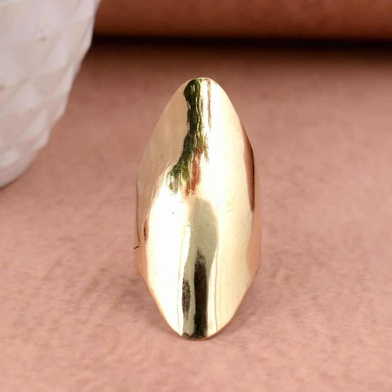 Big Gold Ring - Etsy