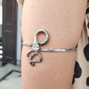 Gold Snake Minimalist Arm Cuff, Upper Arm Cuff, Arm Bracelet, Arm ...