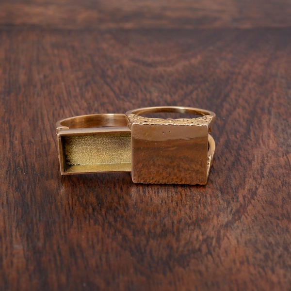 Secret Compartment Ring - Etsy