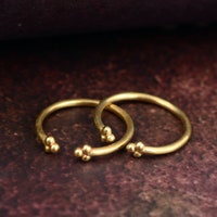 Sterling Silver Trio Toe Ring Set: Adjustable Minimalist Jewelry - Etsy