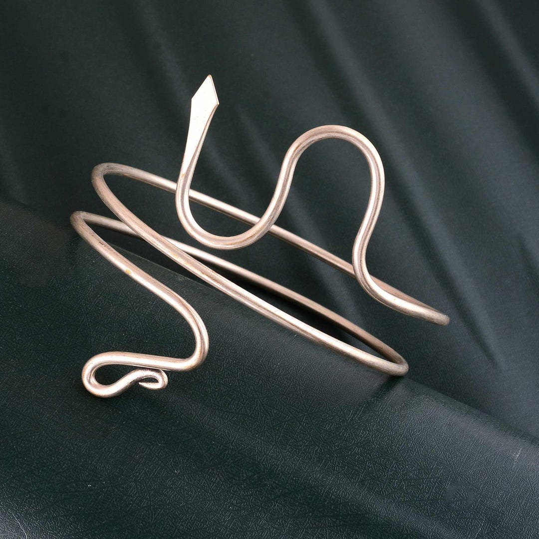 Snake Arm Bracelet, Silver Armlet, Silver Arm Bracelet, Silver Arm Band ...