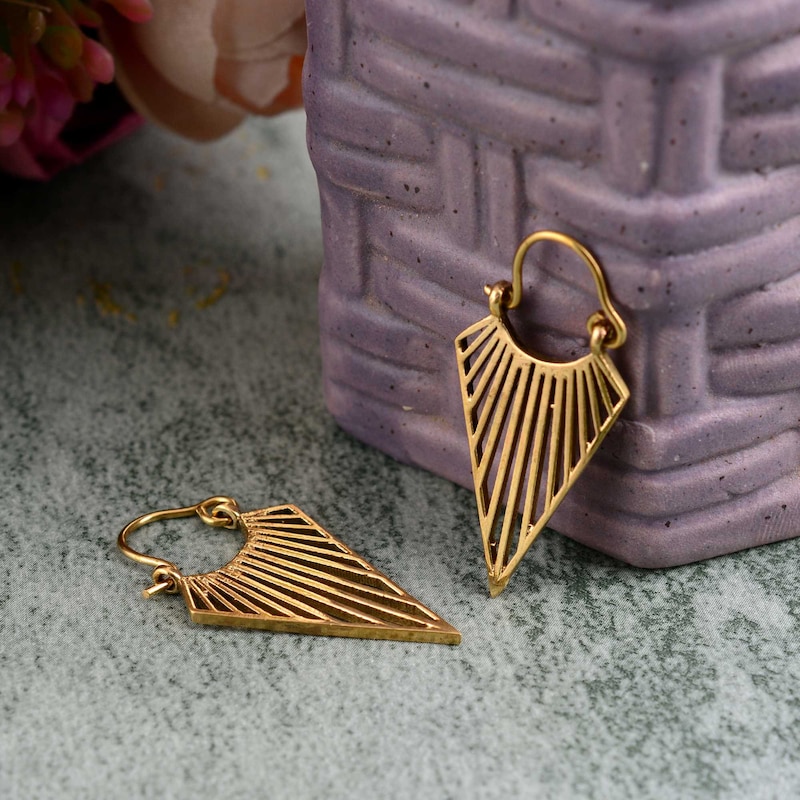 Geometric Earrings - Etsy