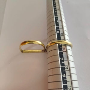 Double Finger Band Ring, Minimal Ring, Double Band Ring, Double Bar Ring, Double Finger Ring ...