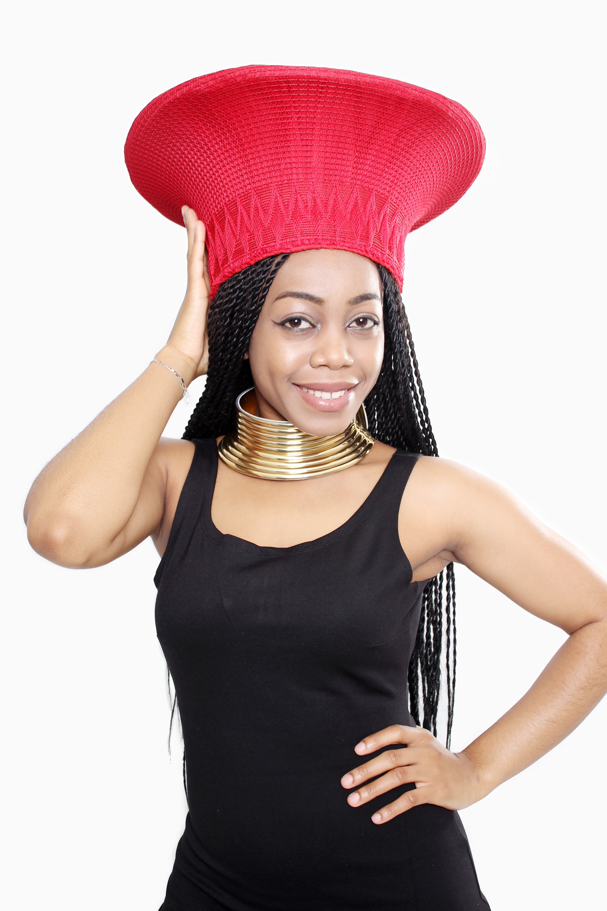 Large Zulu Hat African Hat Isicholo African Bucket Hat Etsy Uk