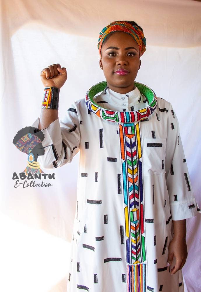 Long Beaded Ndebele Wheel Necklace Ndebele Hoop Ndebele - Etsy Israel