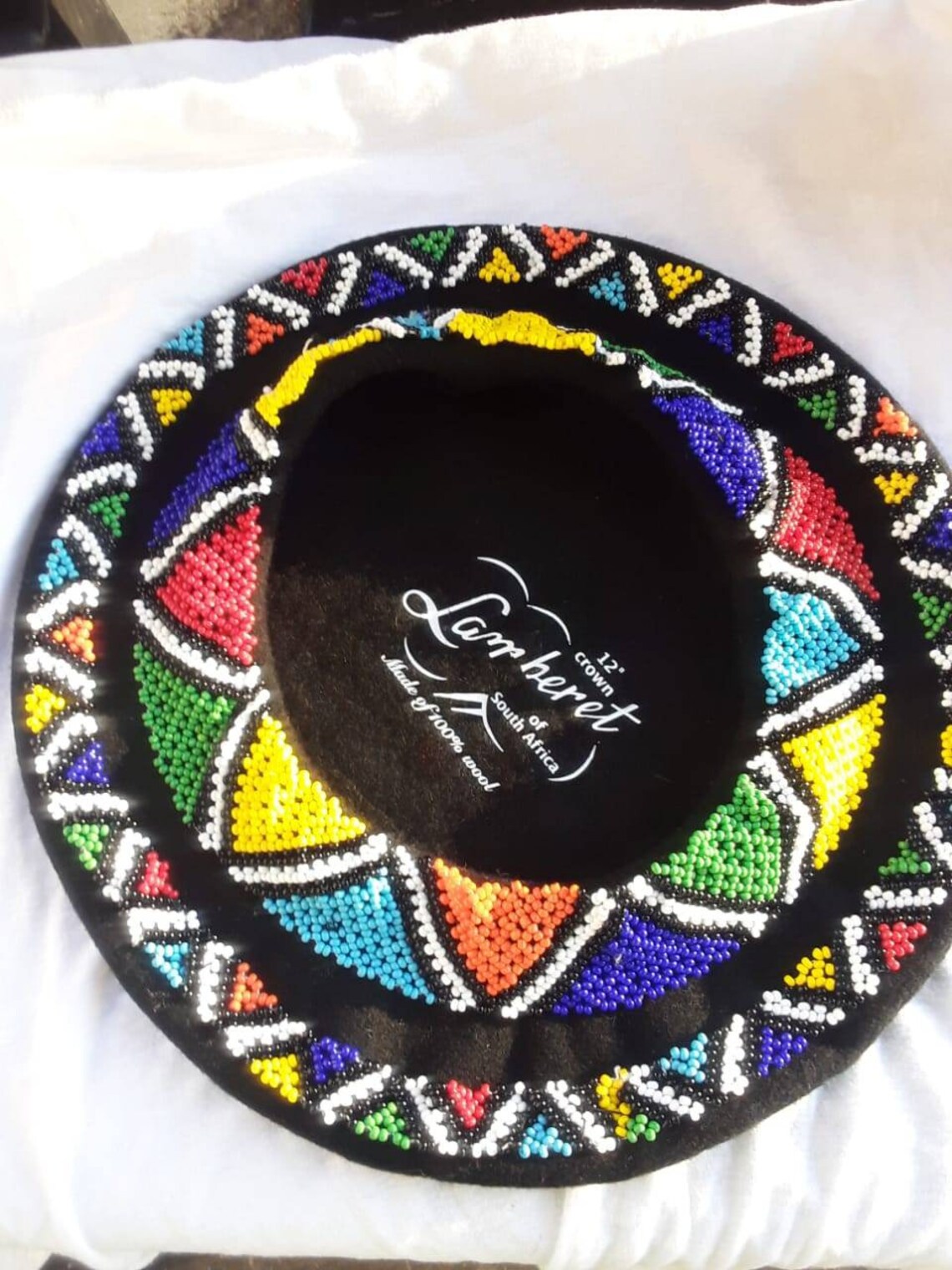 Double Layered Beaded Beret Zulu Beaded Beret African Hat | Etsy