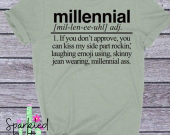 Millennial T Shirt | Etsy