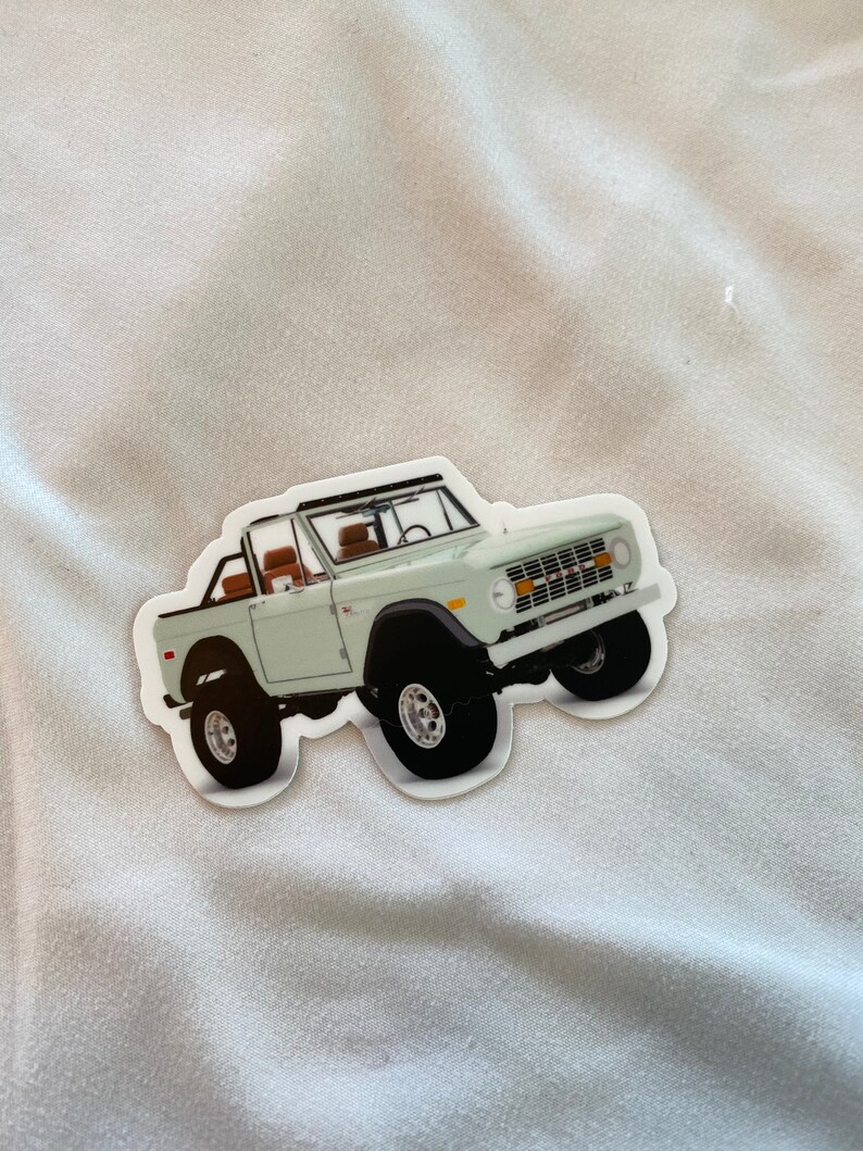 Bronco Sticker 1970s Retro Ford Bronco Sticker 1986 Bronco - Etsy