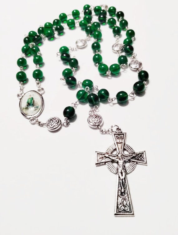 Irish Celtic Rosary Hand-crafted. - Etsy