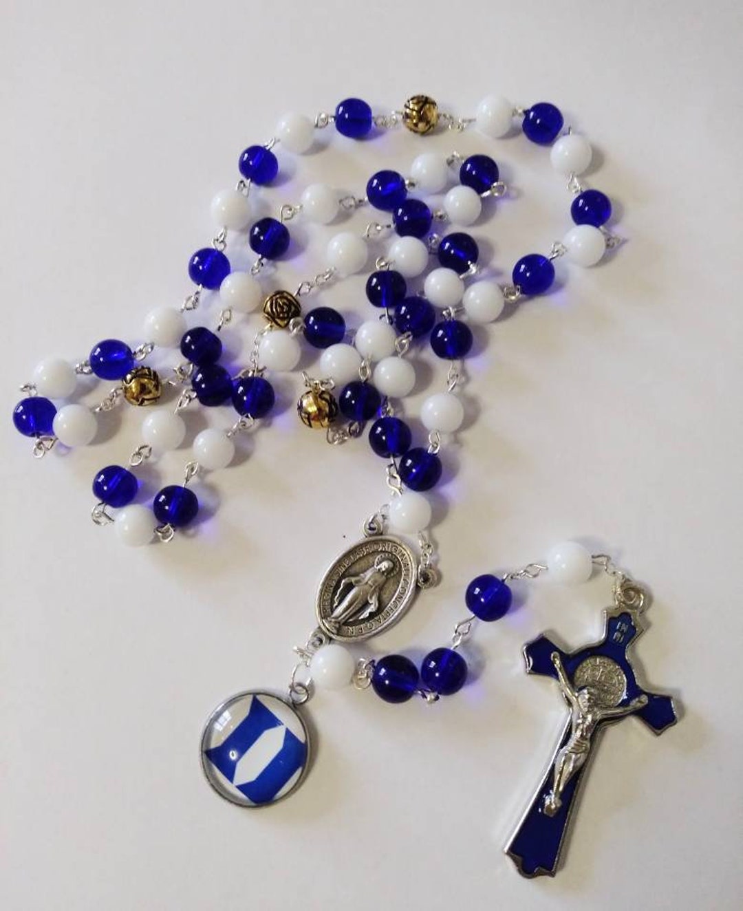 Duke Blue Devils Fan Rosary! Hand-crafted. - Etsy