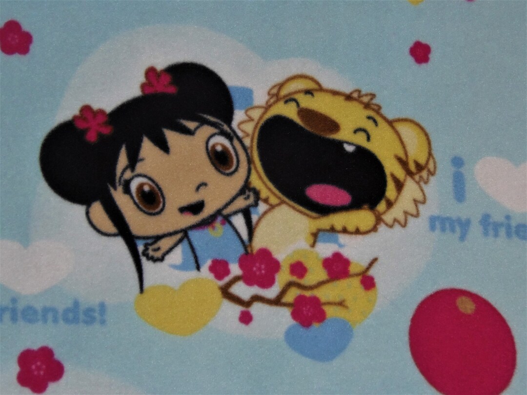 Ni Hao, Kai-lan, Rintoo, Lulu, and Hoho I Love My Friends Fleece Tie ...