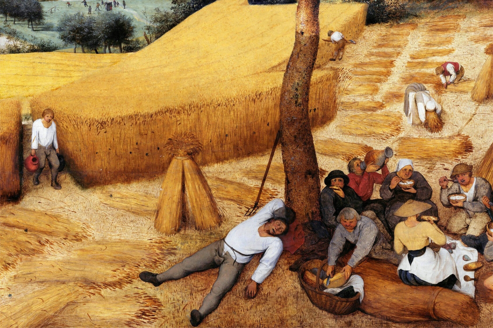 The Harvesters 1565 of Pieter Bruegel the Elder Canvas - Etsy