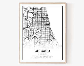 Chicago Color Palette Print - Etsy