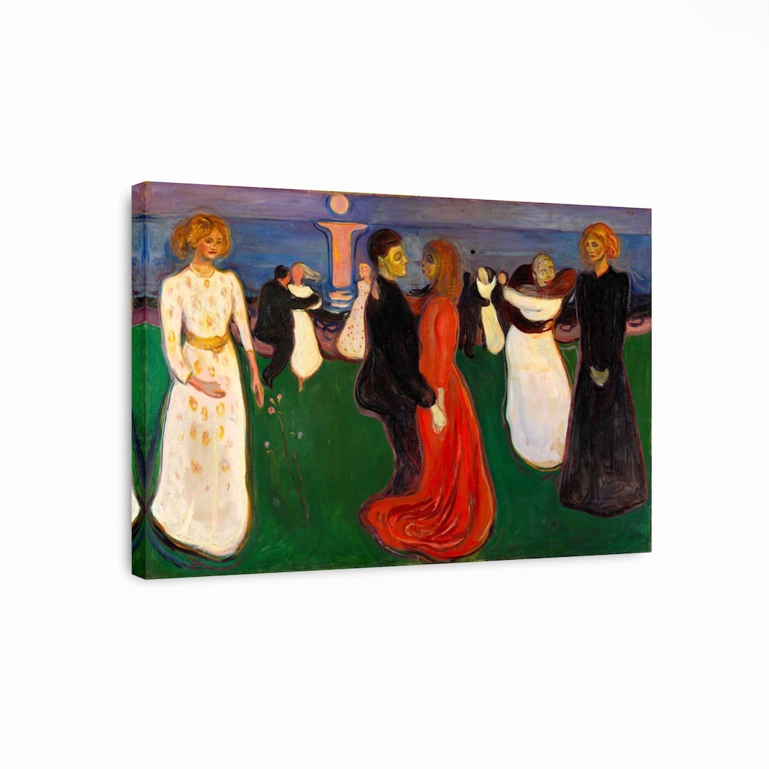 Edvard Munch - the Dance of Life Canvas, Expressionism Wall Art, Ready ...