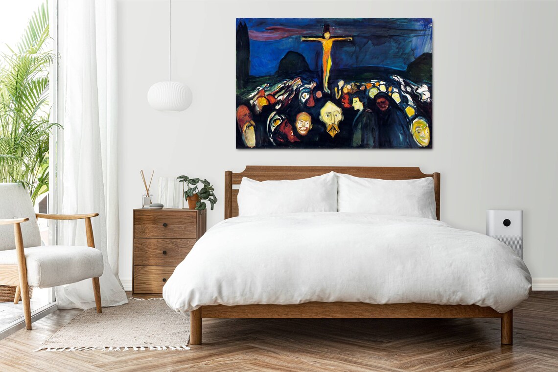 Edvard Munch - Golgotha Canvas Print: Expressionism Christian Art - Etsy