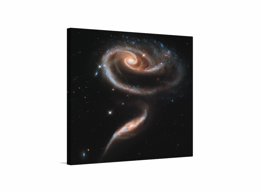 Hubble Telescope - Rose Made of Galaxies Arp 273 Canvas Art,space ...