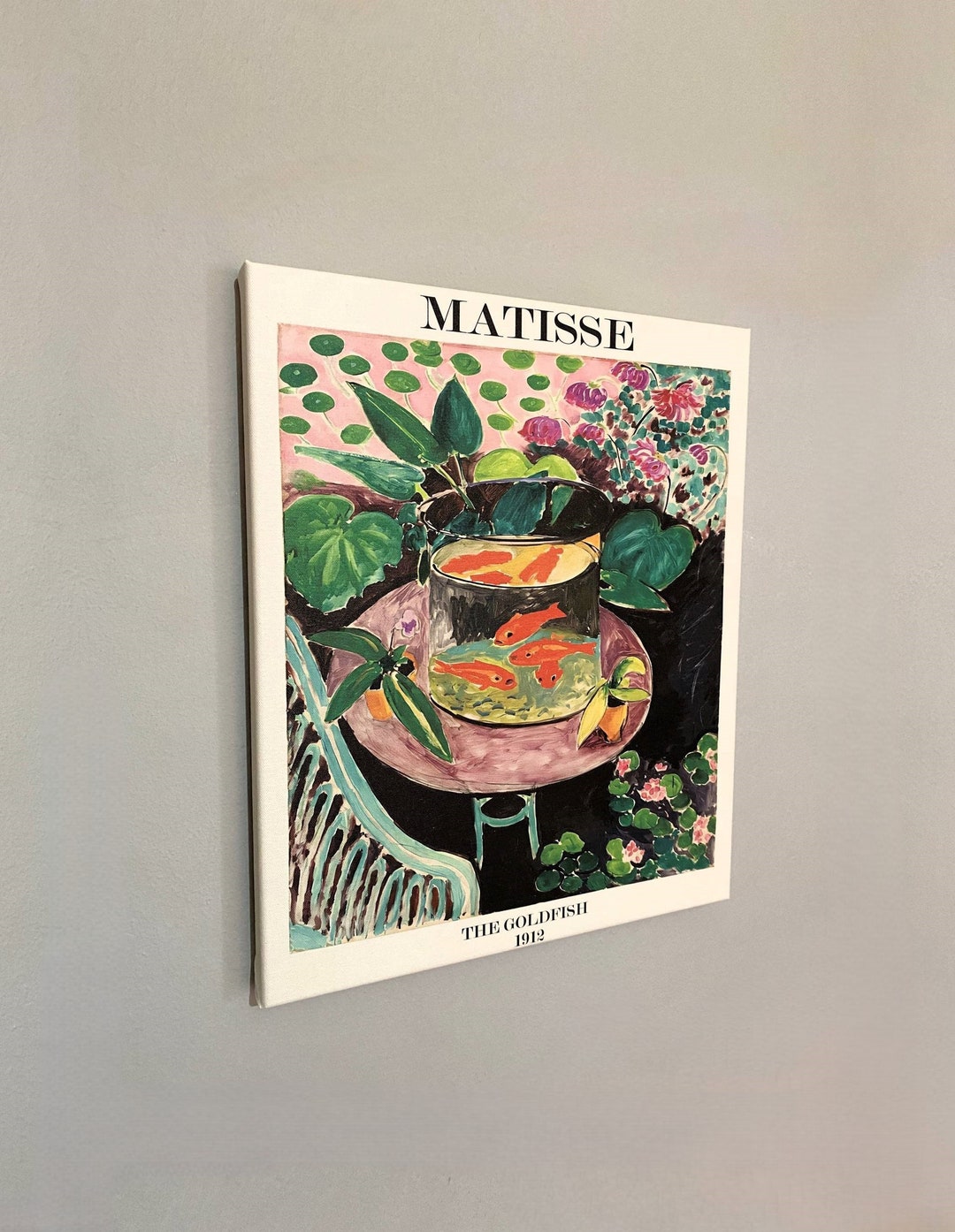 Henri Matisse - the Goldfish 1912 Canvas Art, Matisse Canvas ...