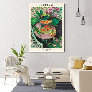 Henri Matisse - the Goldfish 1912 Canvas Art, Matisse Canvas ...
