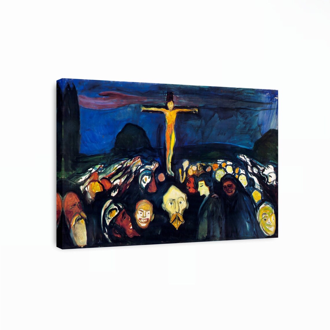 Edvard Munch - Golgotha Canvas Print: Expressionism Christian Art - Etsy