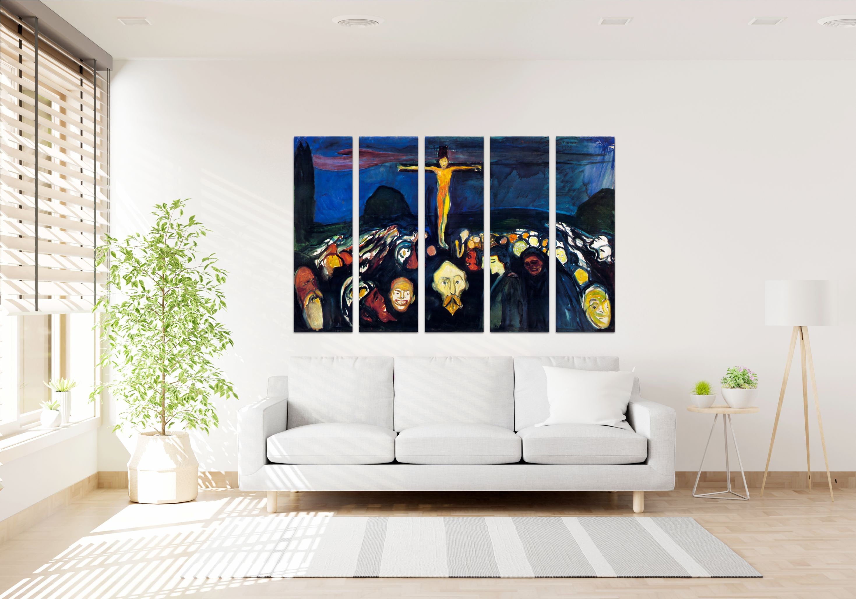 Edvard Munch - Golgotha Canvas Print: Expressionism Christian Art - Etsy