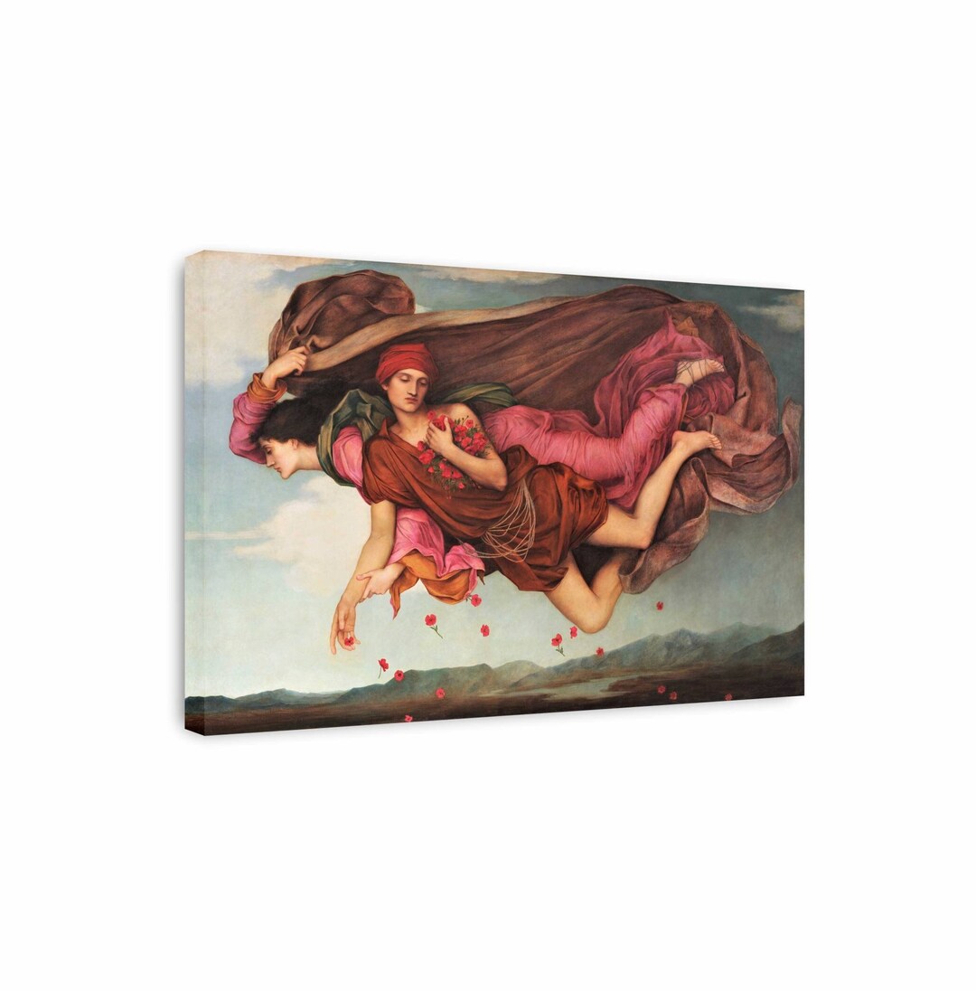 Evelyn De Morgan - Night and Sleep 1878 Canvas Art, Romanticism Art ...